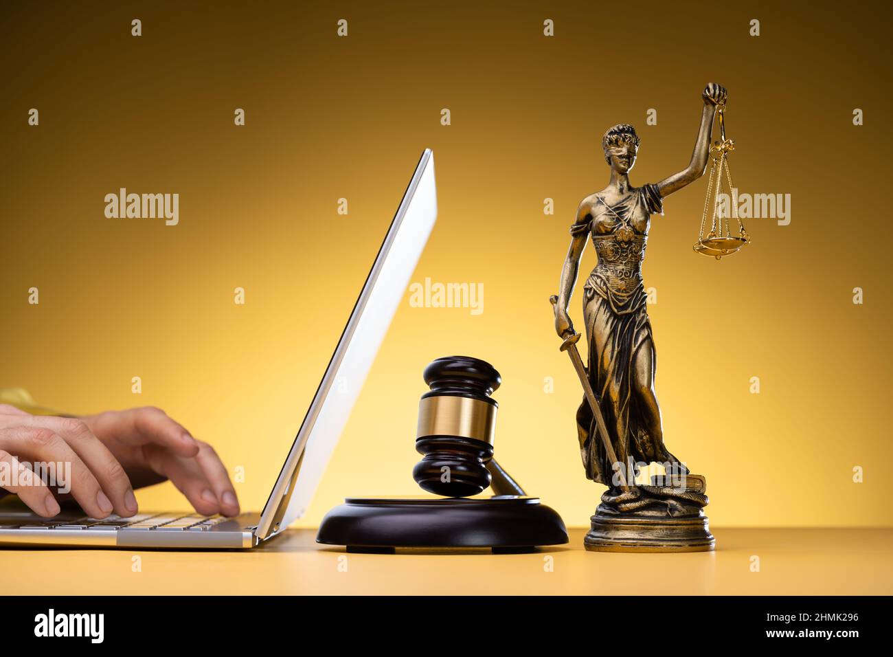 Law Tech Concept. Online Legal Business And Justice Stock Photo - Alamy