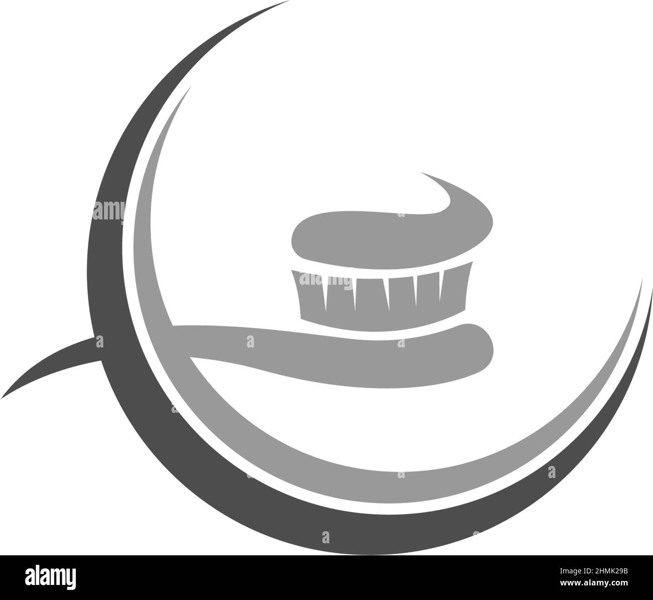 Toothbrush icon logo design template illustration vector Stock Vector ...