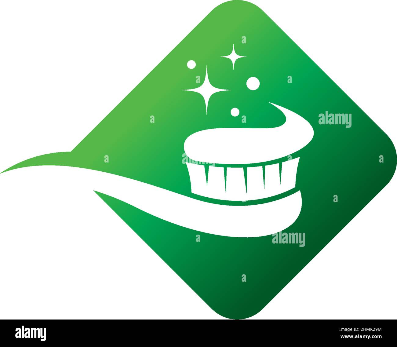 Toothbrush icon logo design template illustration vector Stock Vector ...