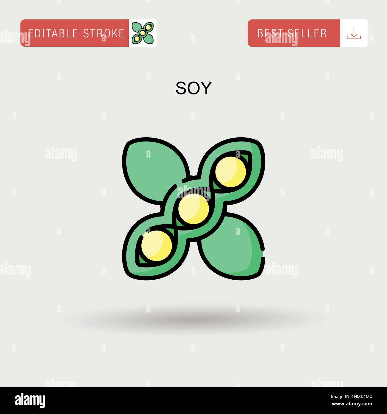 Soybean field Stock Vector Images - Alamy