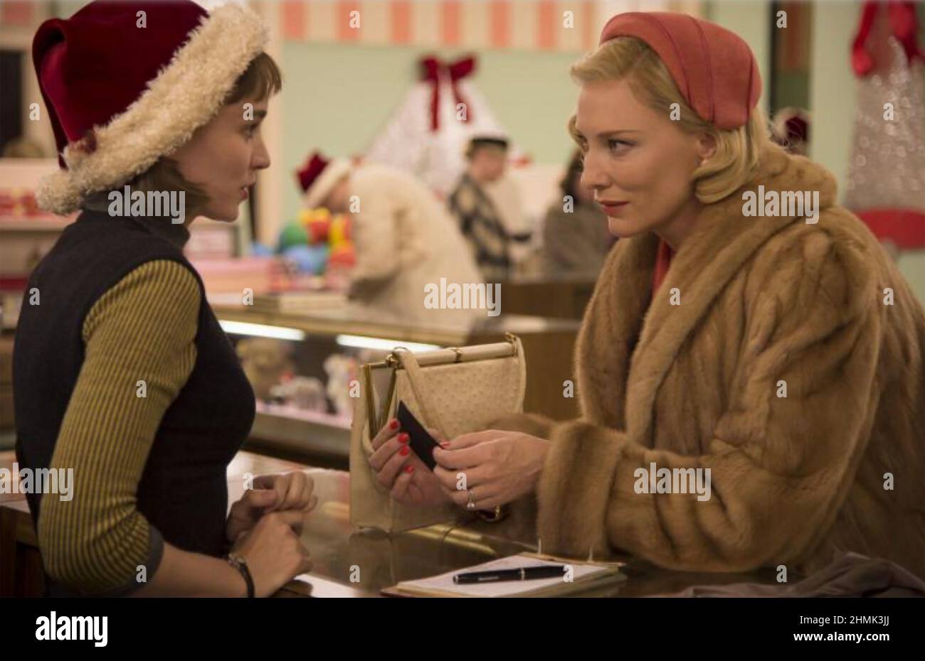 CAROL 2015 Weinstein Company film with Rooney Mara at left and Cate ...