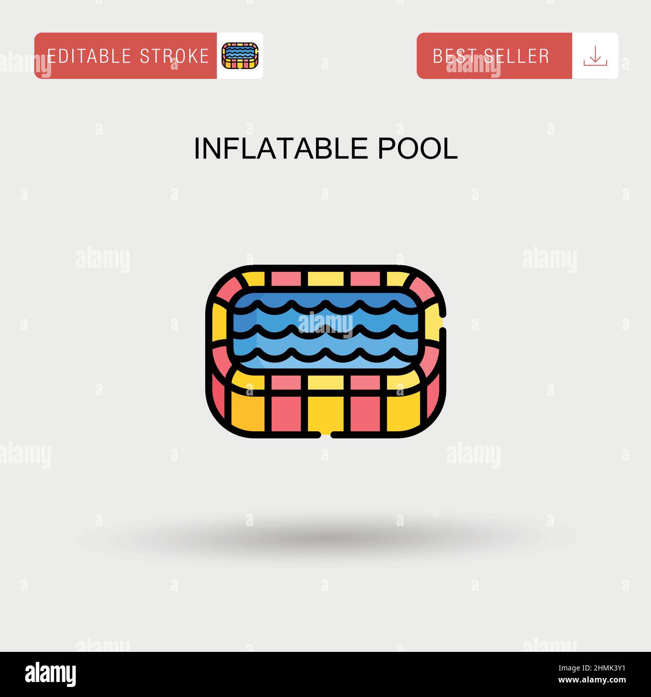 Inflatable float tube Stock Vector Images - Alamy