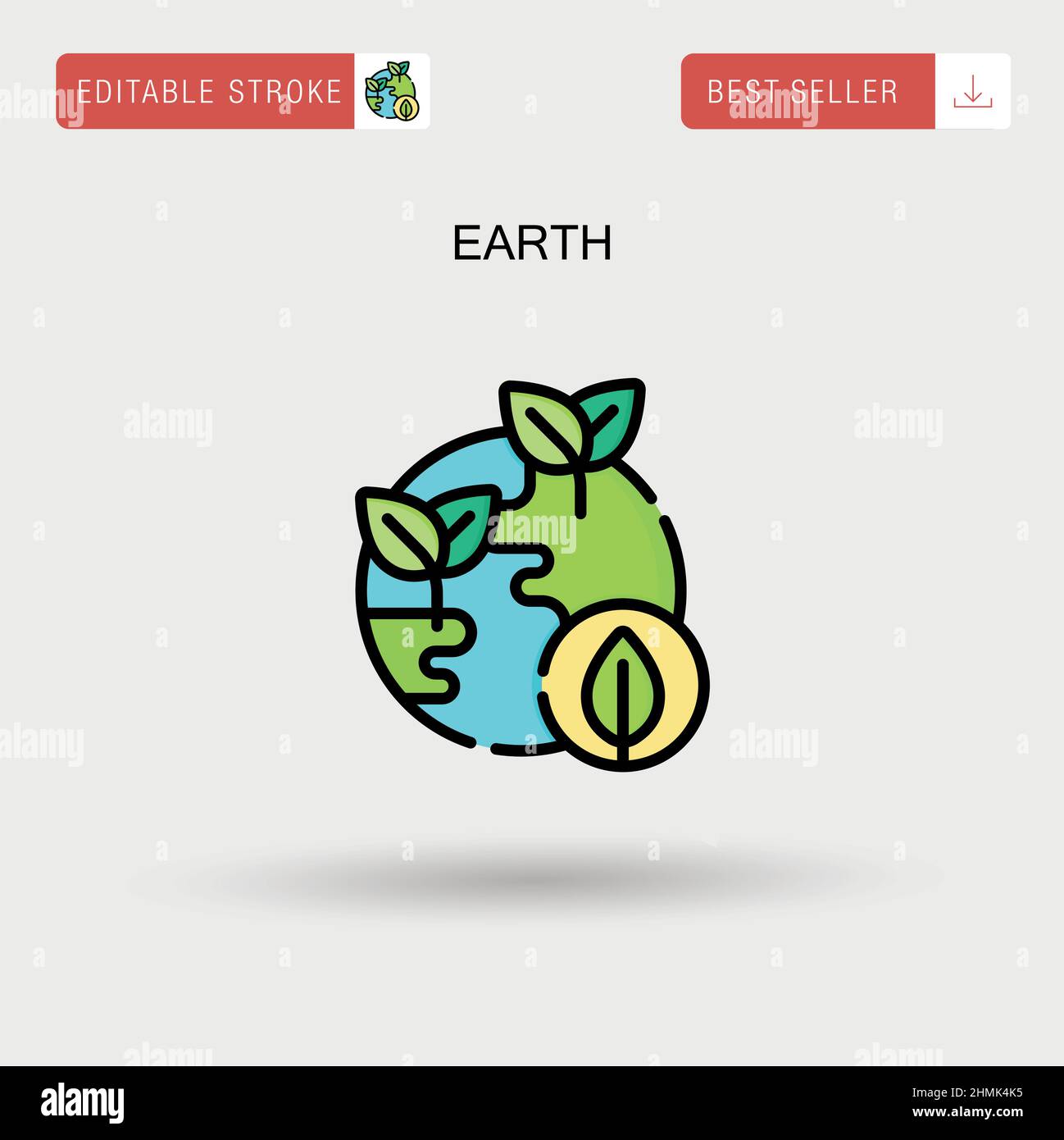 Earth Simple vector icon Stock Vector Image & Art - Alamy