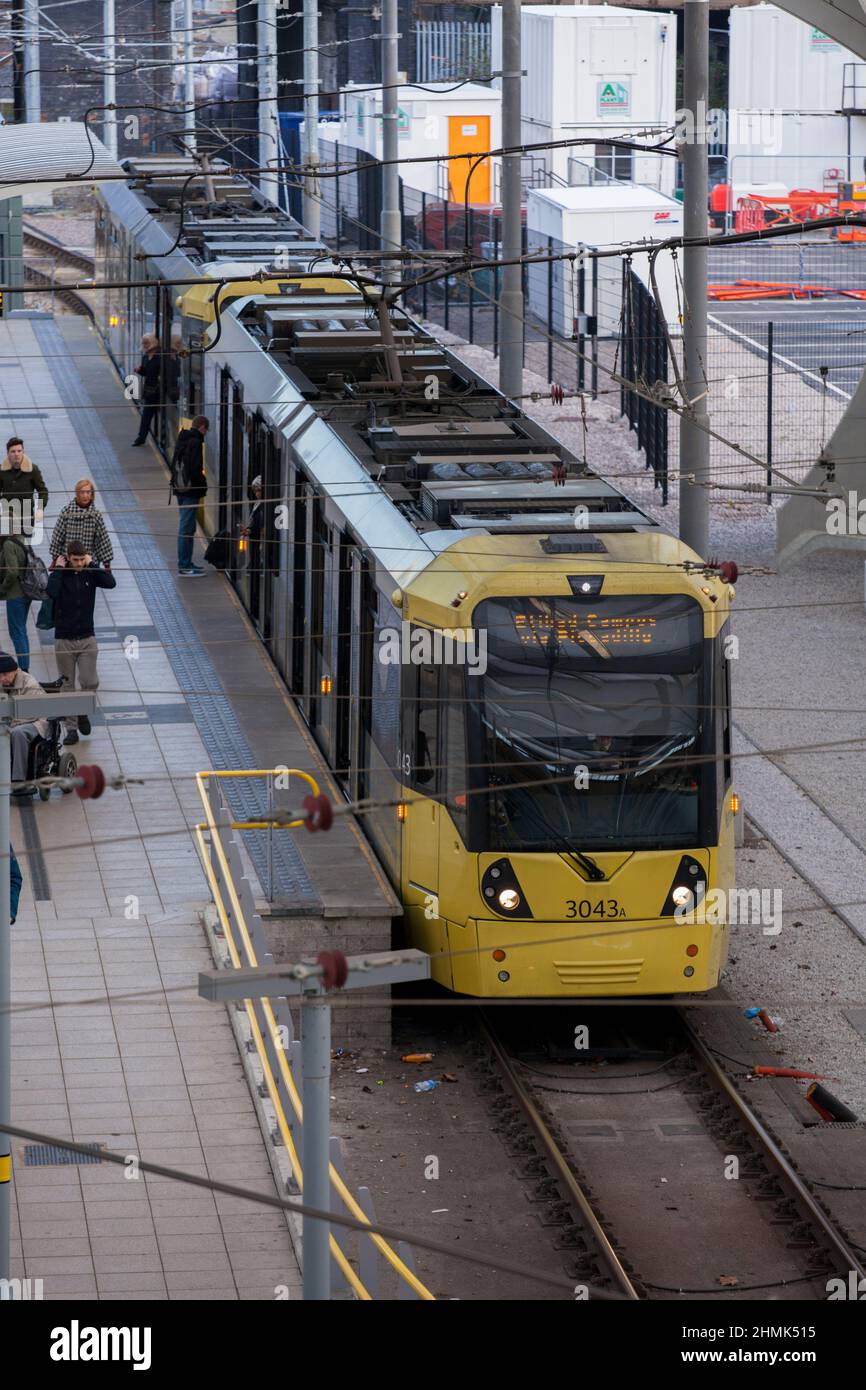 Manchester Metrolink Bombarder Flexity Swift M5000 tram at Manchester ...