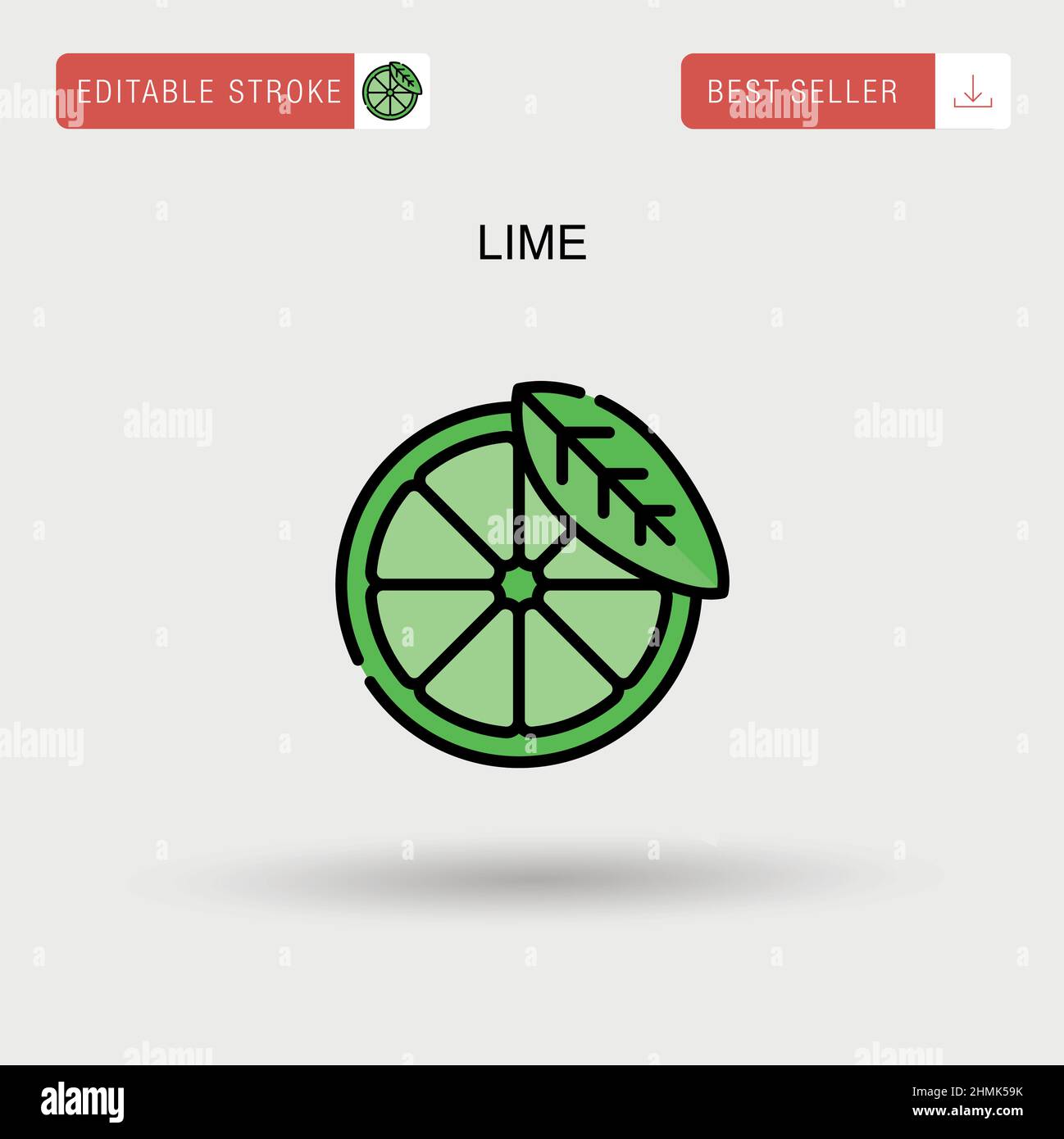 Raw limes Stock Vector Images - Alamy