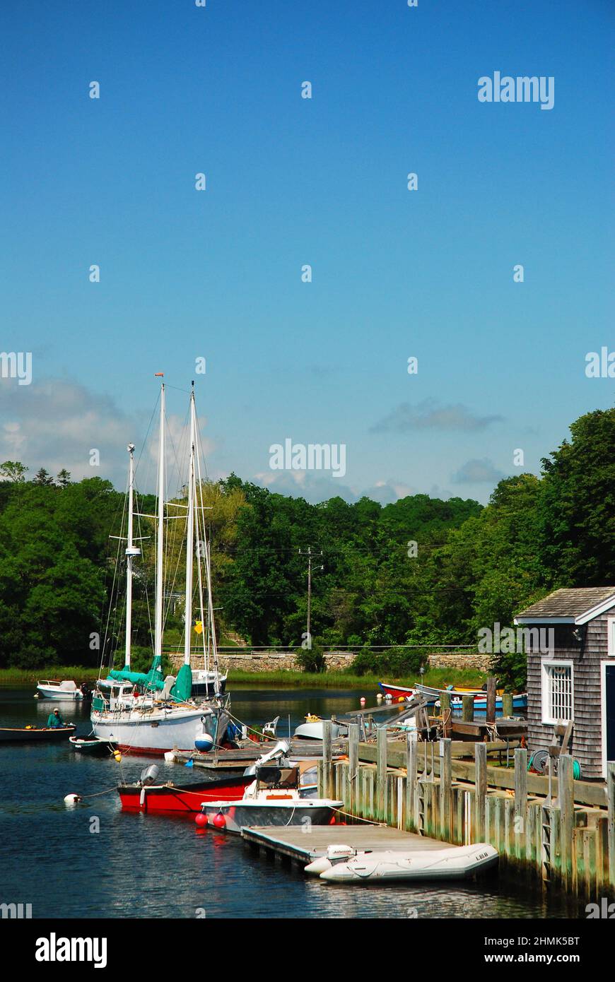 Pleasure Craft, Cape Cod Stock Photo - Alamy