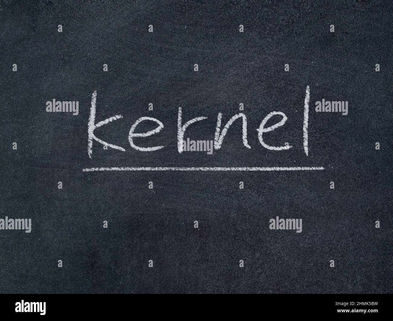 kernel concept word on blackboard background Stock Photo - Alamy