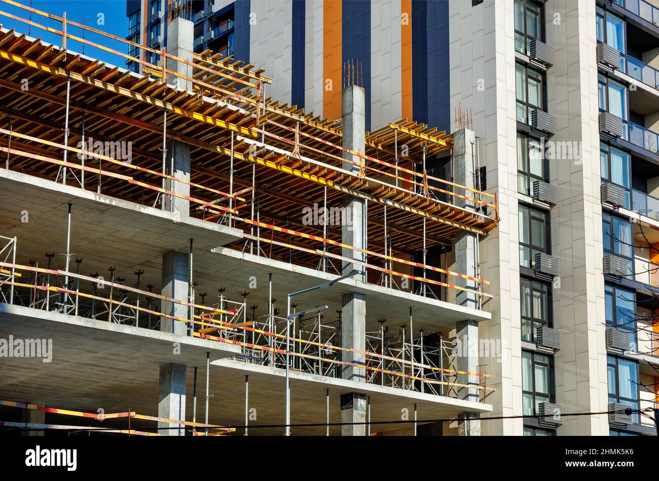 Formwork and building metal supports are used in the modern ...