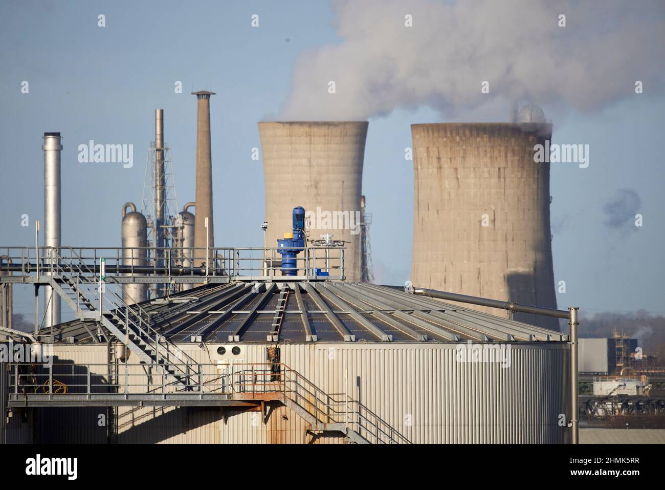 Cooling towers, Billingham, Stockton on Tees, England, UK Stock Photo ...