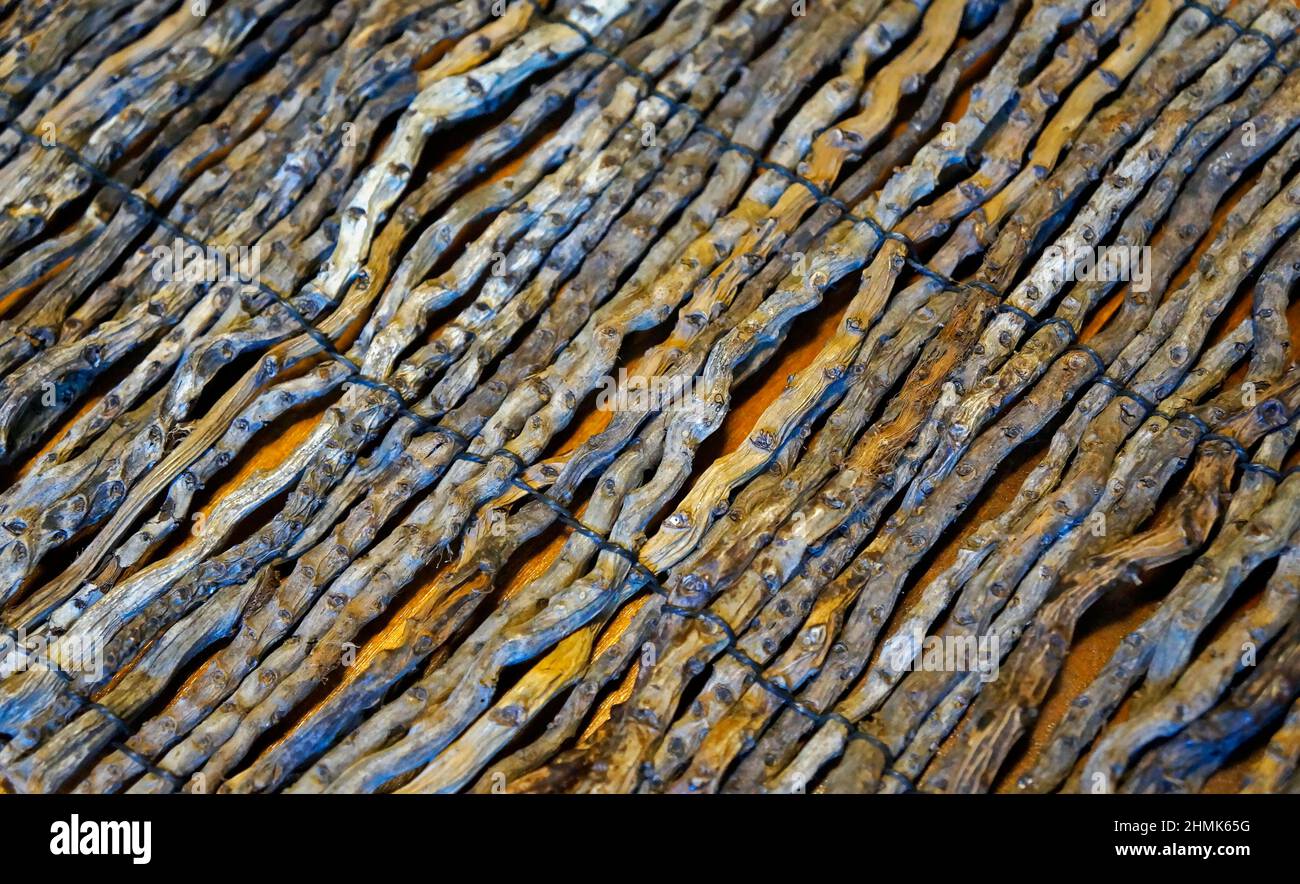 Vegetal fibers texture background Stock Photo - Alamy