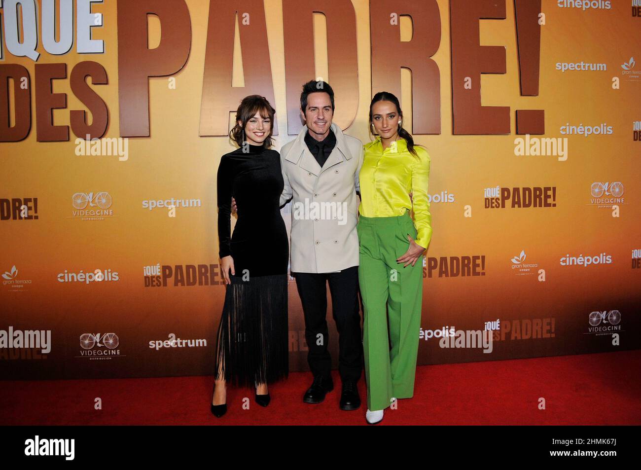MÉXICO CITY, MÉXICO 9 January 2022: Fiona Palomo, Mauricio Ochmann and ...
