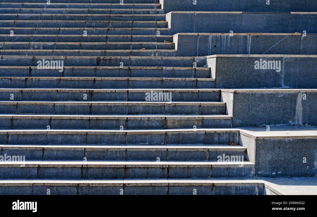 Granite steps on the staircase Stock Photo - Alamy
