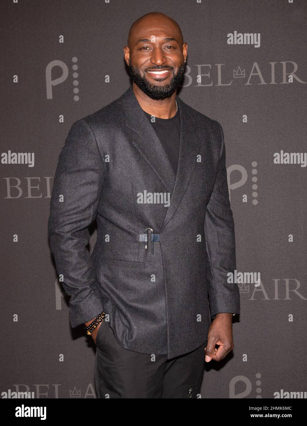 February 9, 2022, Santa Monica, California, USA: Adrian Holmes attends ...