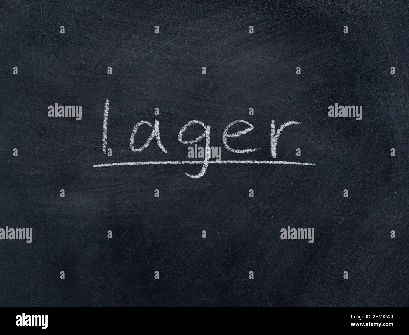 lager concept word on blackboard background Stock Photo - Alamy