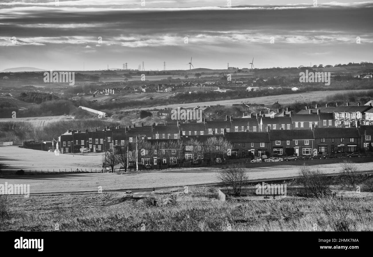 Durham colliery coast easington Black and White Stock Photos & Images ...