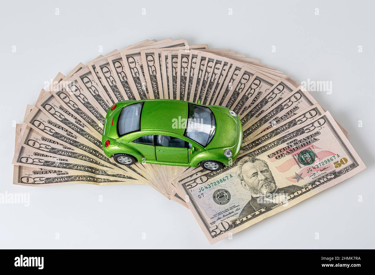 Money, US dollar bills background. Money scattered on the table ...