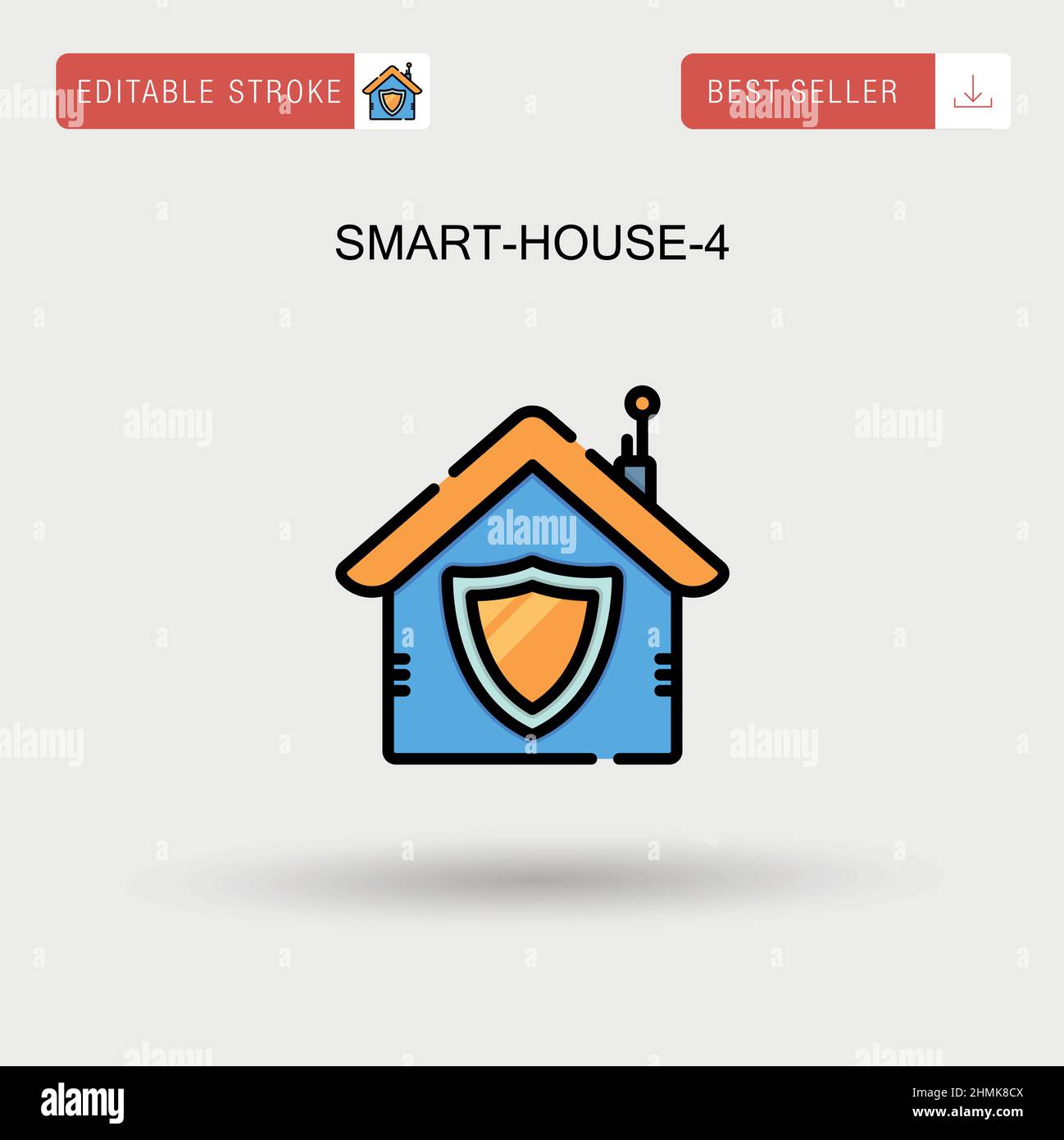 Smart city icon set technology hi-res stock photography and images - Alamy