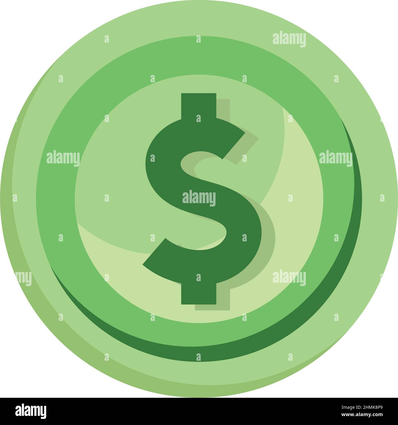 green coin money dollar Stock Vector Image & Art - Alamy