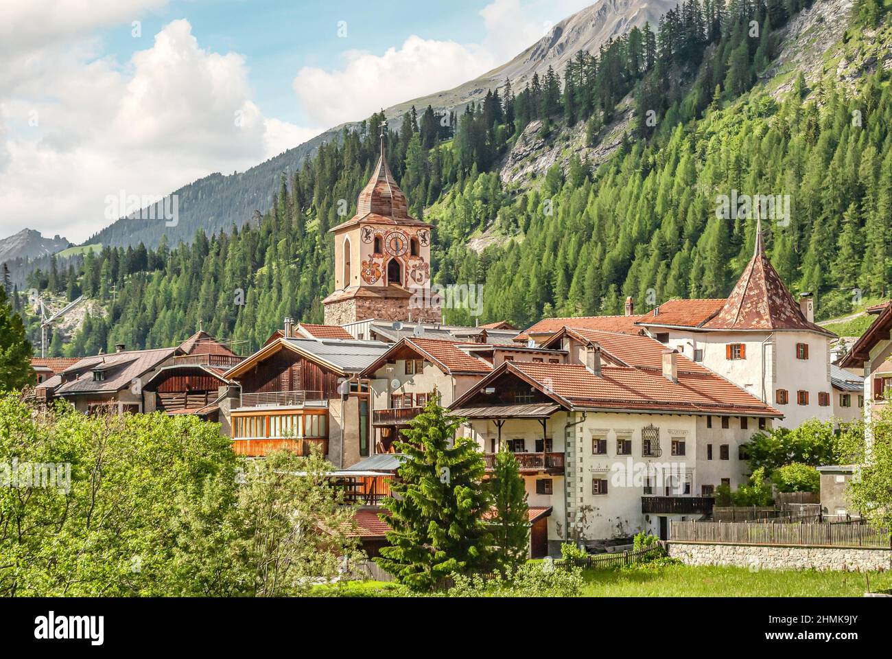 Bergün bravuogn switzerland hi-res stock photography and images - Alamy