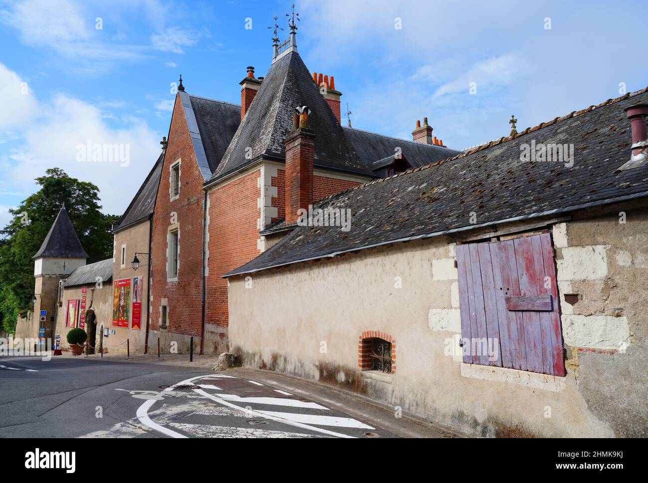 AMBOISE, FRANCE -22 JUN 2021- View of the Chateau du Clos Luce (former ...