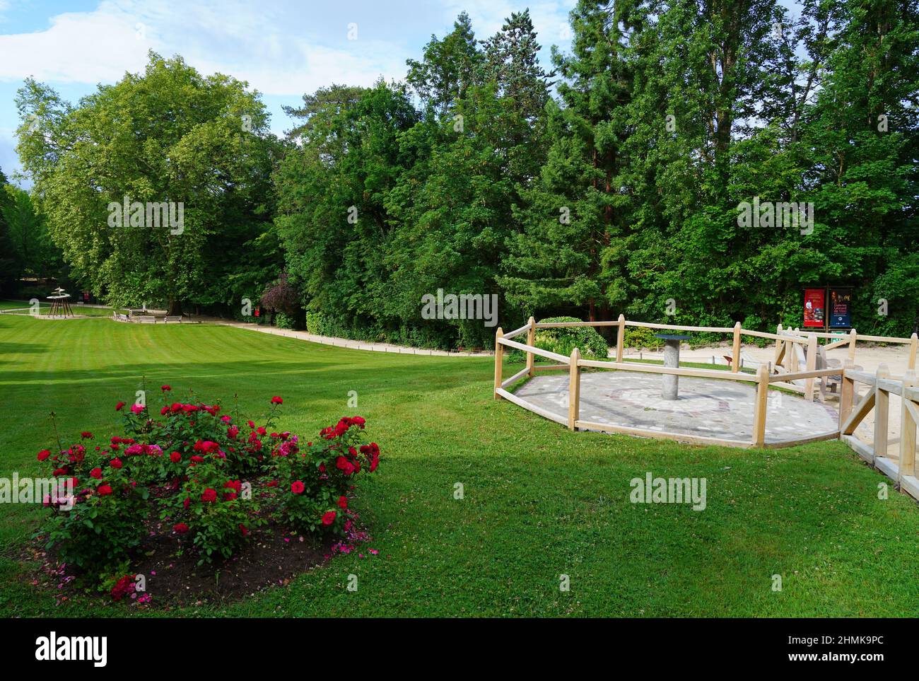 AMBOISE, FRANCE -22 JUN 2021- View of the Chateau du Clos Luce (former ...
