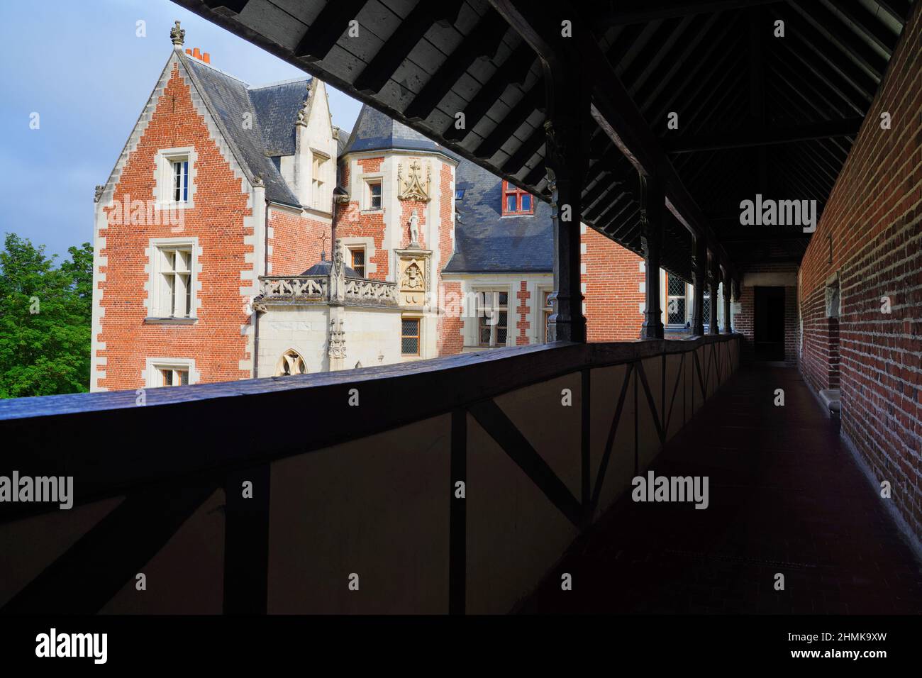 AMBOISE, FRANCE -22 JUN 2021- View of the Chateau du Clos Luce (former ...