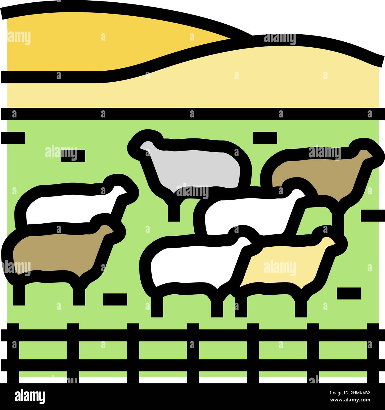 Herding sheep Cut Out Stock Images & Pictures - Alamy