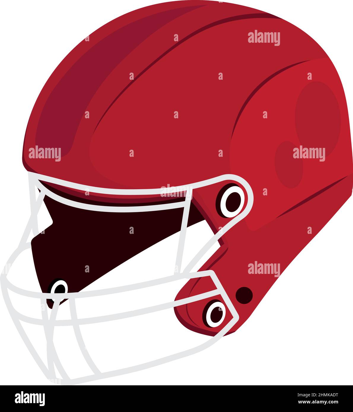 american football red helmet Stock Vector Image & Art - Alamy