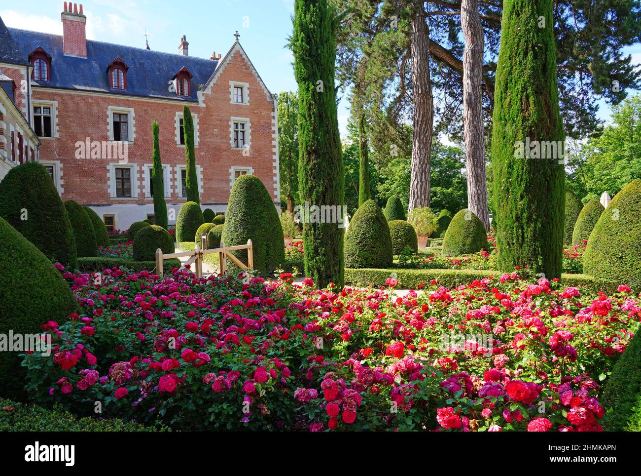 AMBOISE, FRANCE -22 JUN 2021- View of the Chateau du Clos Luce (former ...