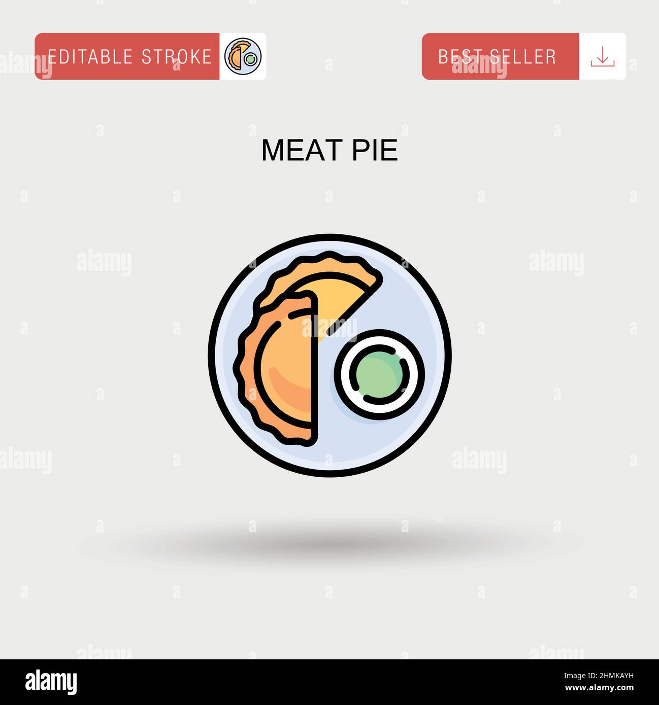 Hearty meal Stock Vector Images - Alamy