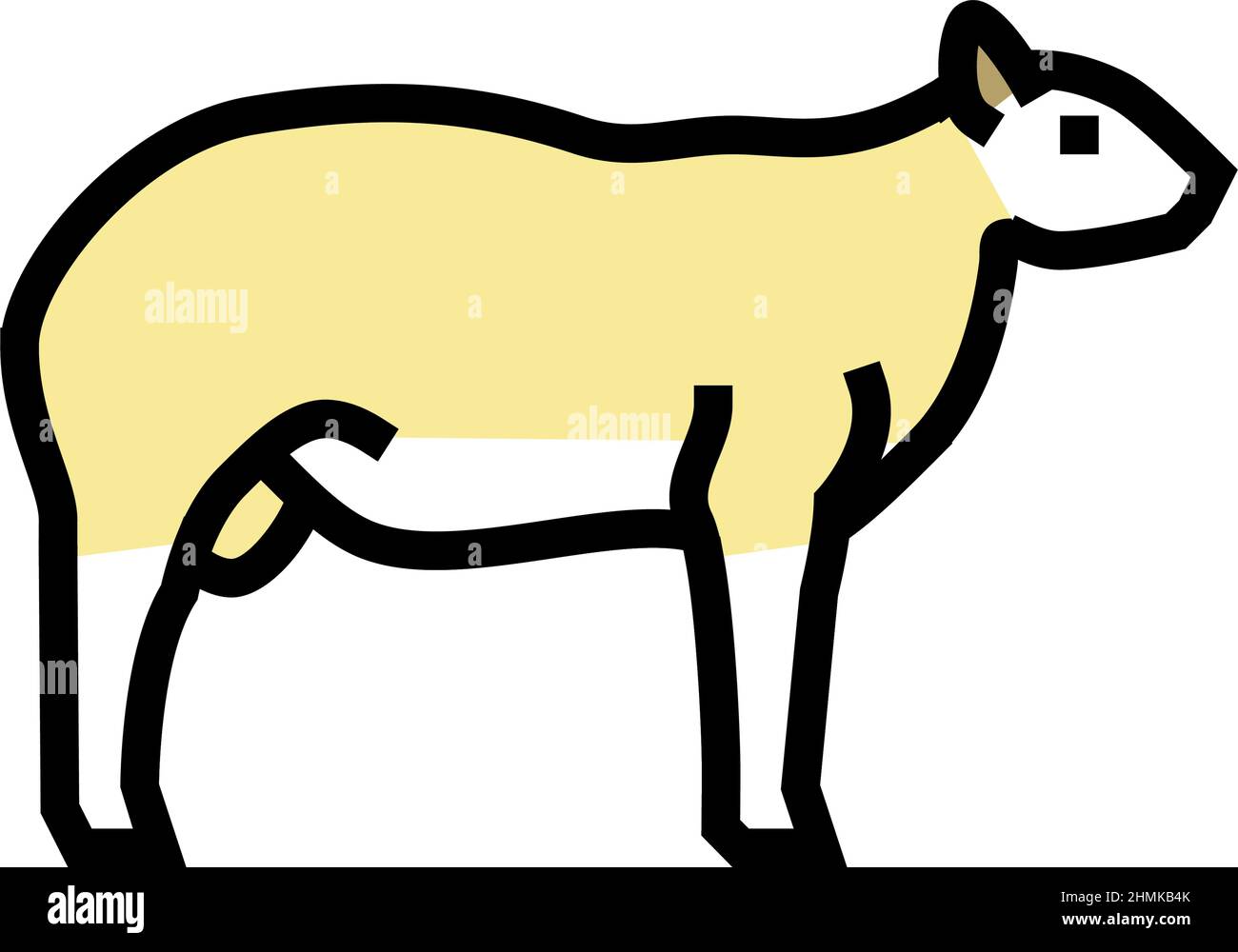 texel sheep color icon vector illustration Stock Vector Image & Art - Alamy