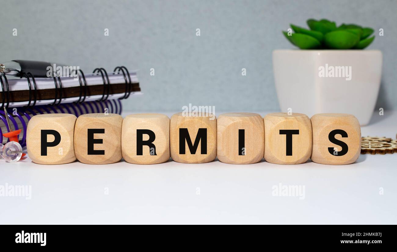 Work permit word hi-res stock photography and images - Alamy