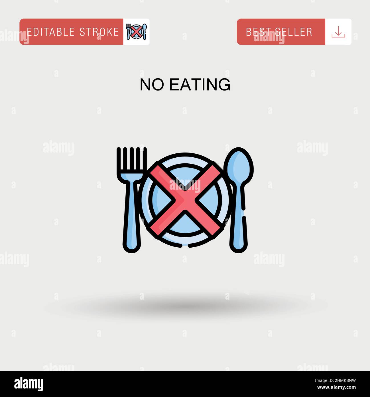 Eating ban sign hi-res stock photography and images - Alamy