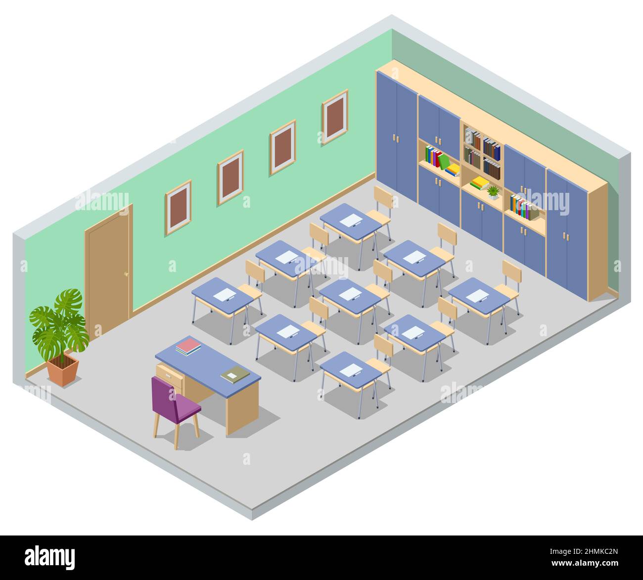 School japan classroom Stock Vector Images - Alamy