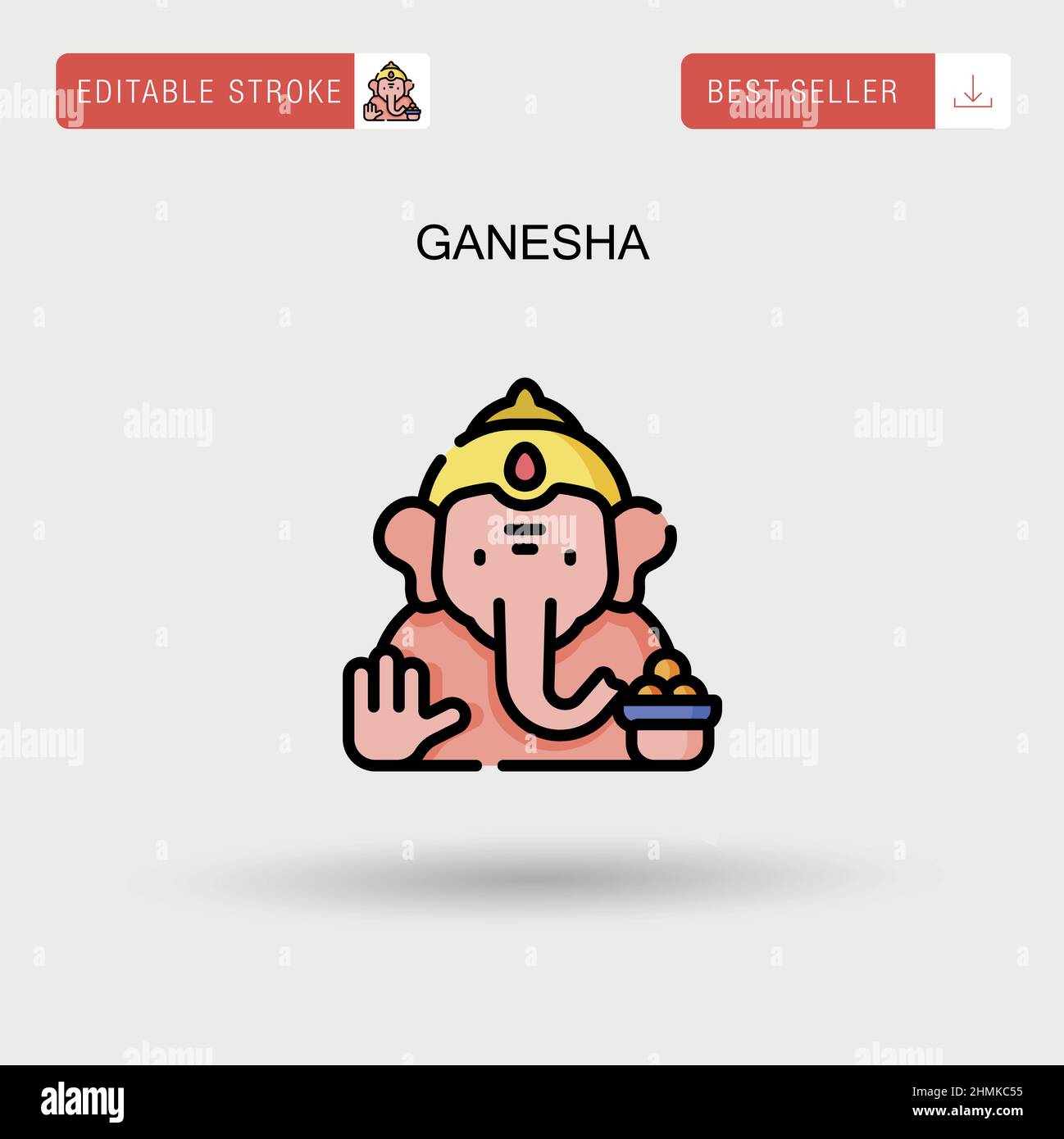 God ganesh Stock Vector Images - Alamy