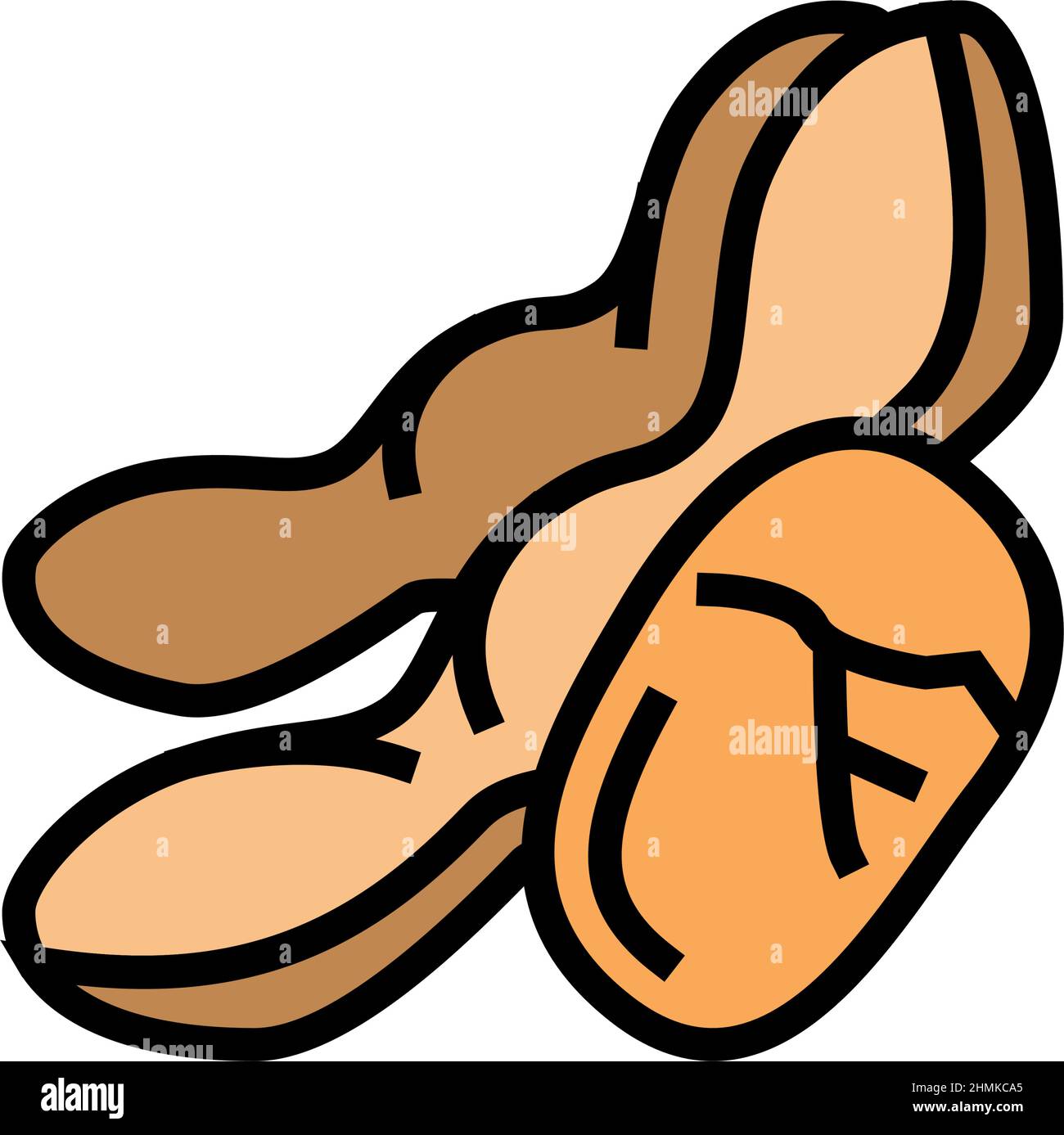 soy nut color icon vector illustration Stock Vector Image & Art - Alamy