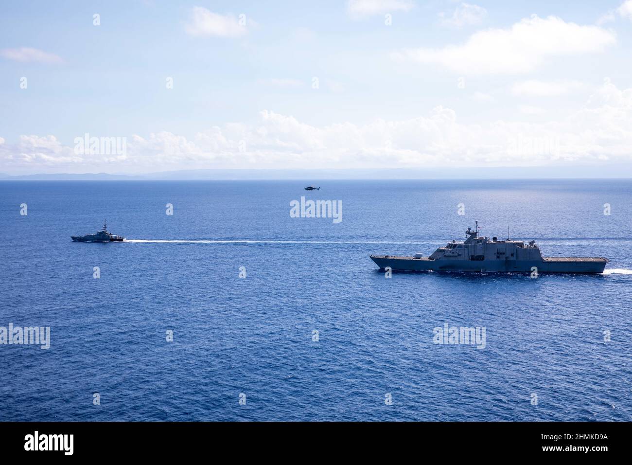 220209-N-HD110-2725 CARIBBEAN SEA (Feb. 9, 2022) The Freedom-variant ...
