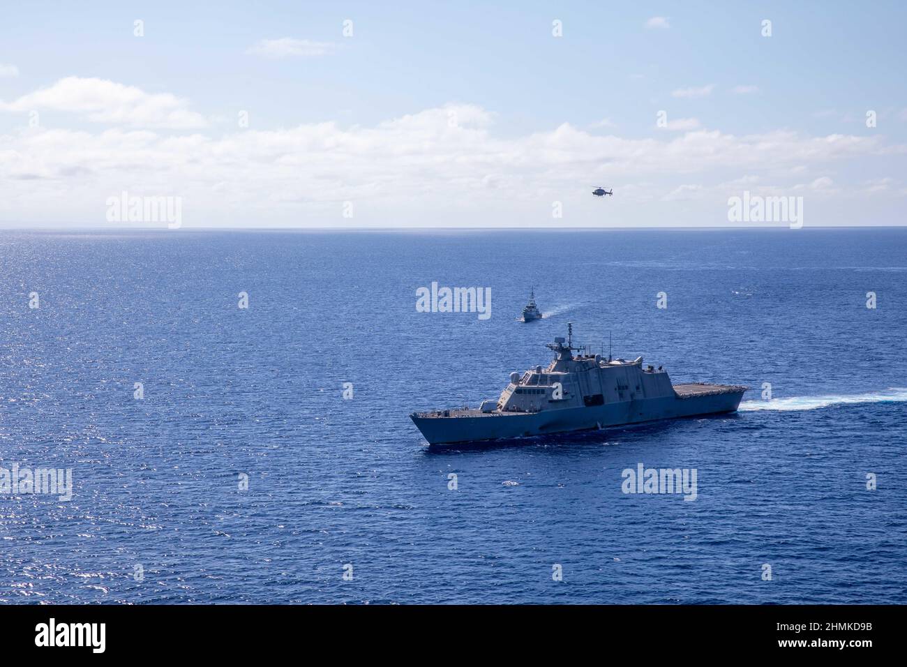 220209-N-HD110-2979 CARIBBEAN SEA (Feb. 9, 2022) The Freedom-variant ...