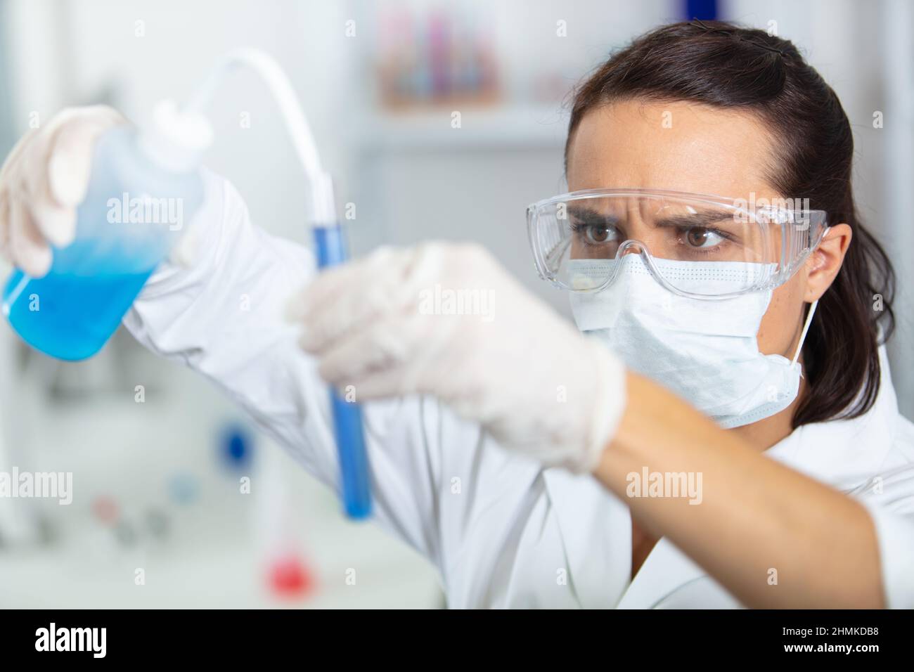 scientist works in modern biological laboratory Stock Photo - Alamy