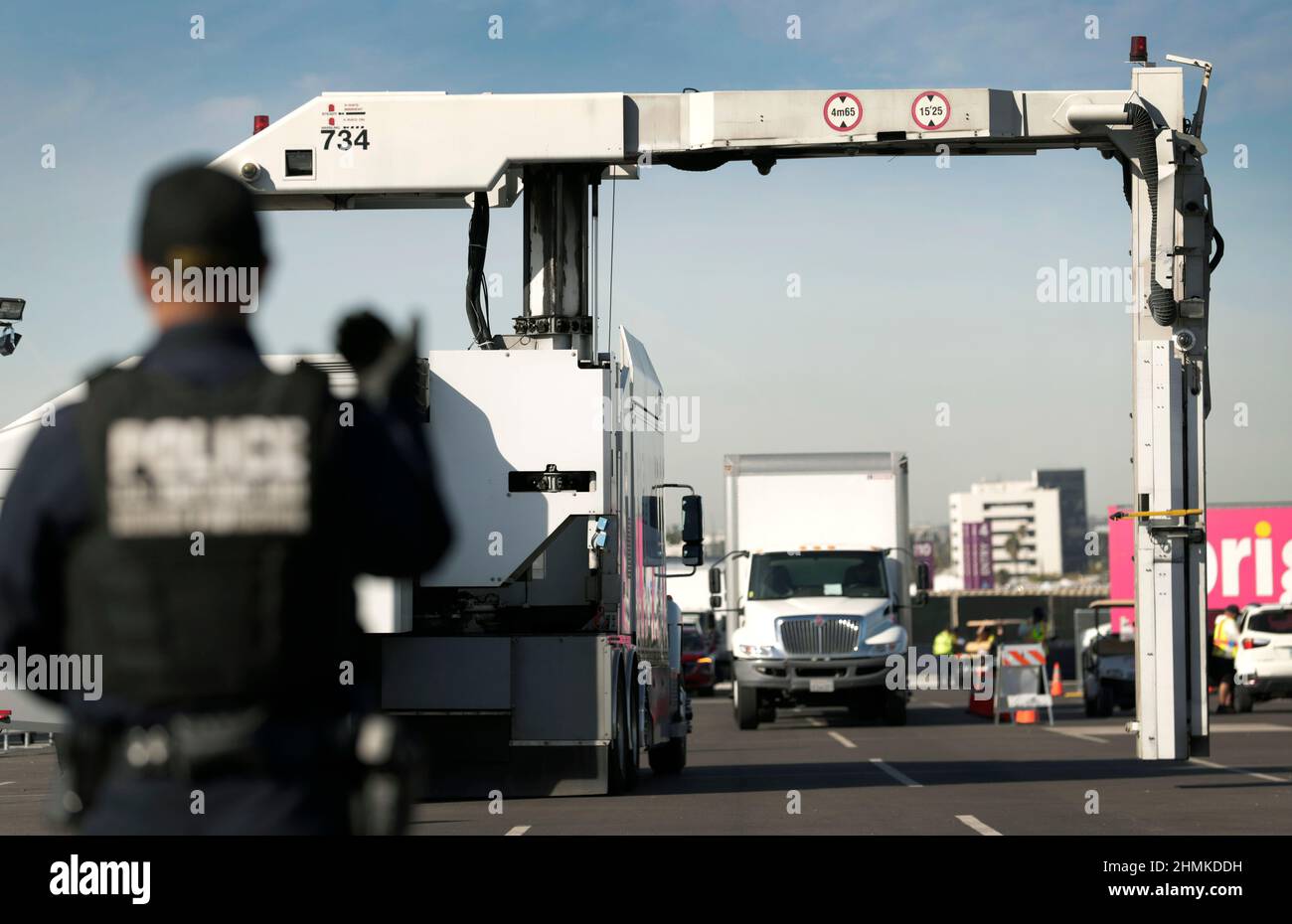 An officer with U.S. Customs and Border Protection Office of Field ...