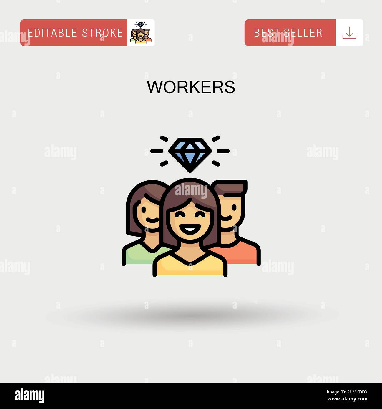 American construction workers work Stock Vector Images - Alamy