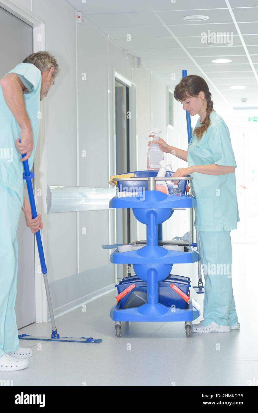 Hospital cleaning bucket hi-res stock photography and images - Alamy