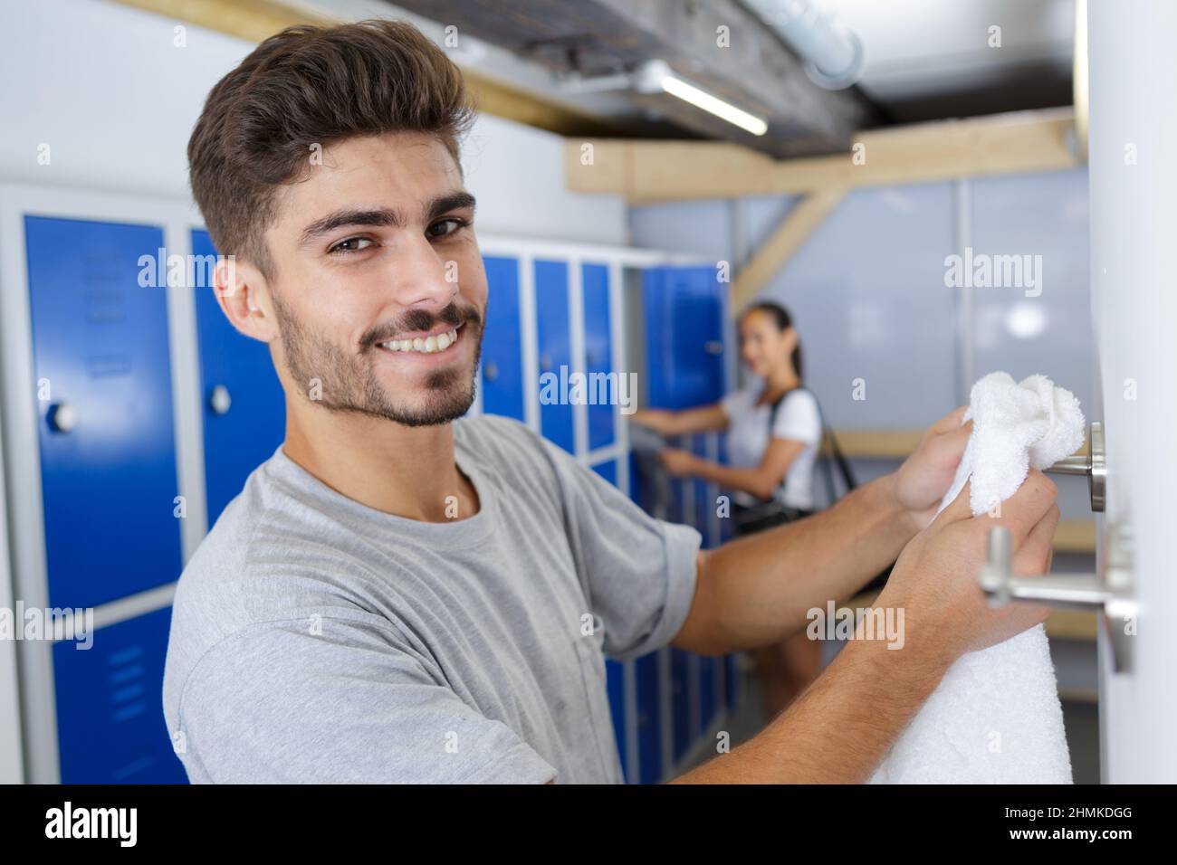 Lockerroom hi-res stock photography and images - Alamy