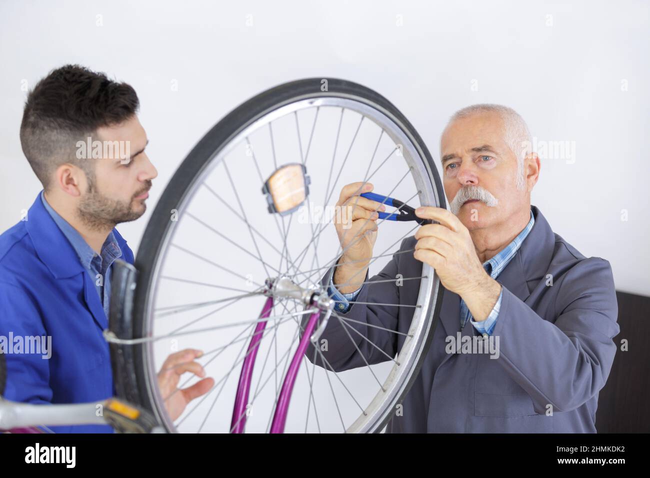 a bike assembler Stock Photo - Alamy