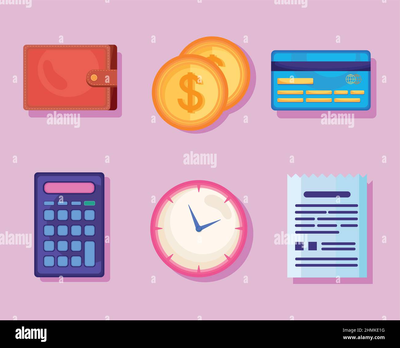 six budget management icons Stock Vector Image & Art - Alamy