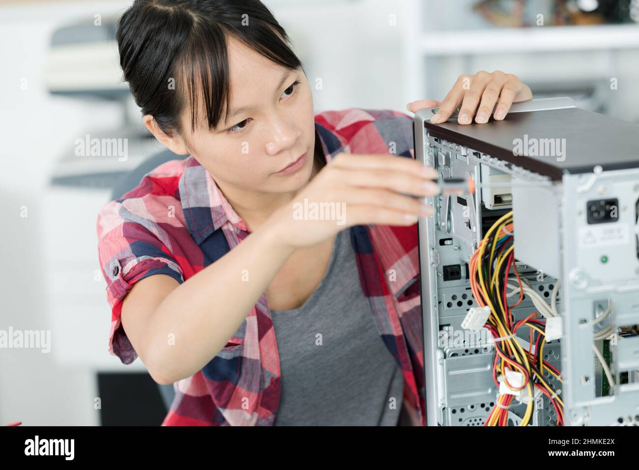 Seated repair hi-res stock photography and images - Alamy