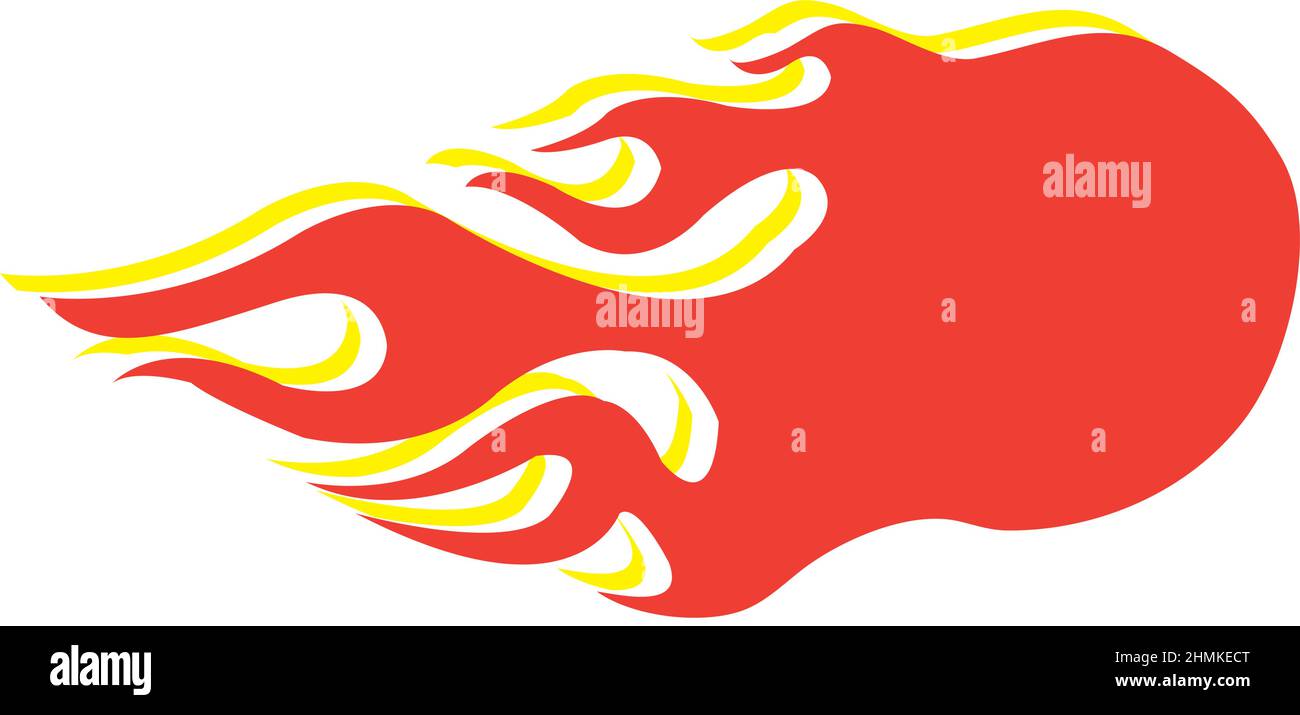 Ball of Fire Vector Background Stock Vector Image & Art - Alamy