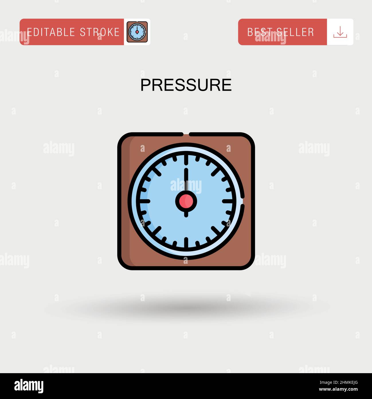 Pressure Simple vector icon Stock Vector Image & Art - Alamy