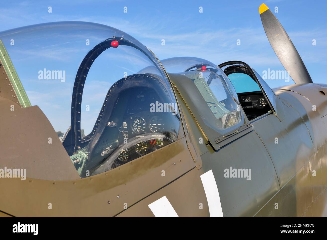 Supermarine spitfire cockpit hi-res stock photography and images - Alamy