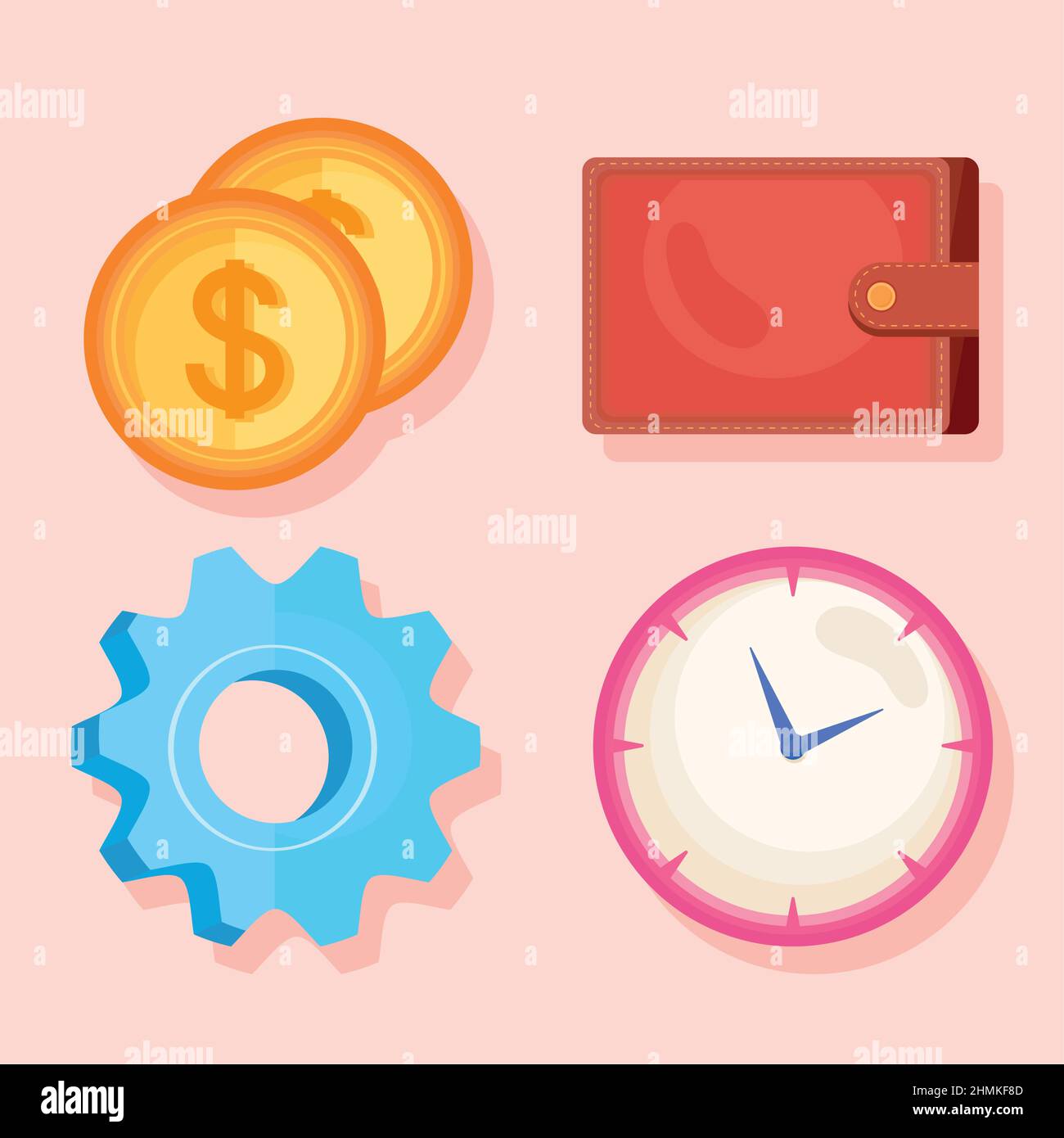 four budget management icons Stock Vector Image & Art - Alamy